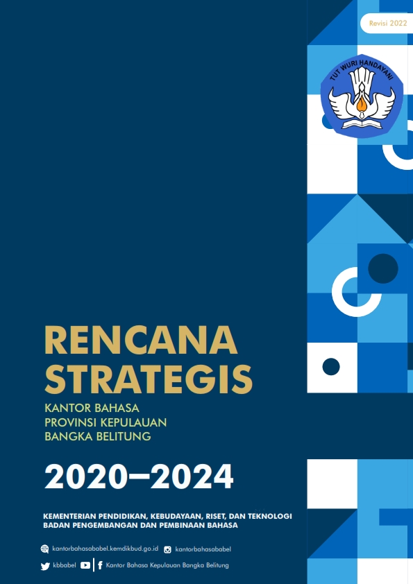 Revisi Terbaru Rencana Strategis Kantor Bahasa Kepulauan Bangka ...
